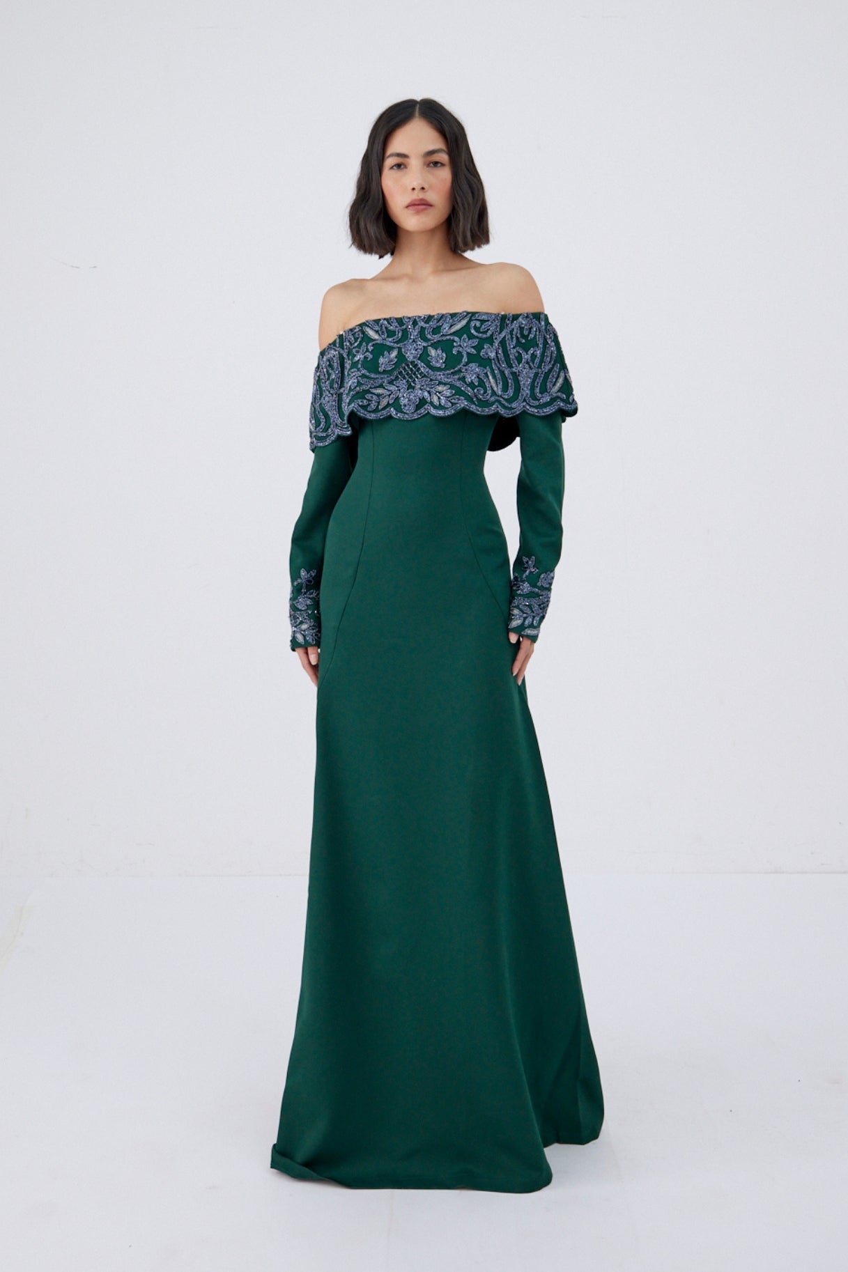 Maria Green Gown – Raishma